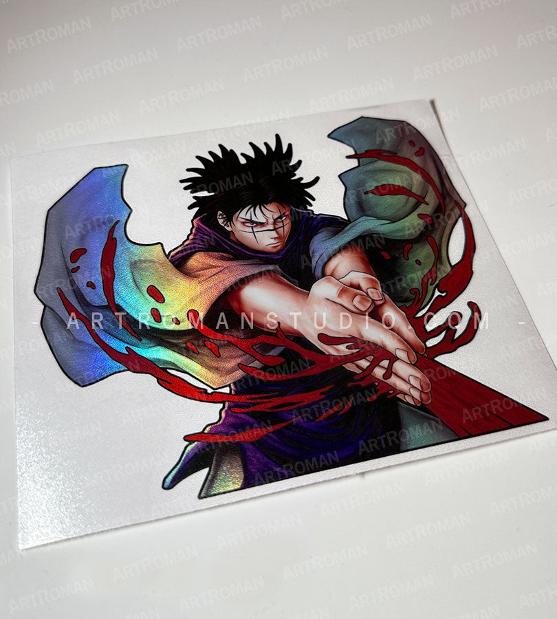 Blood Beam Spot Holo Sticker – Art Roman Studio