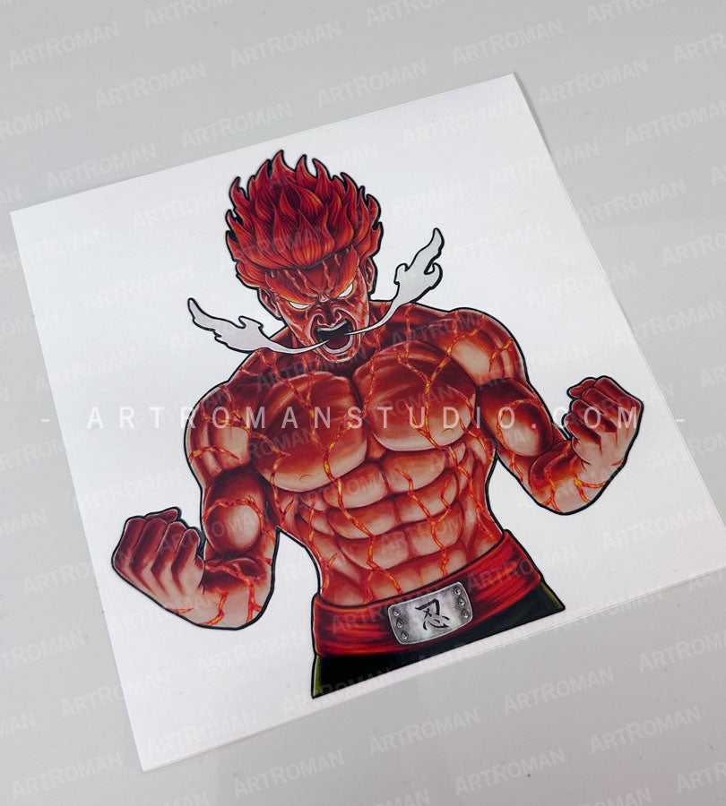 Gate of Death Spot Holo Sticker – Art Roman Studio